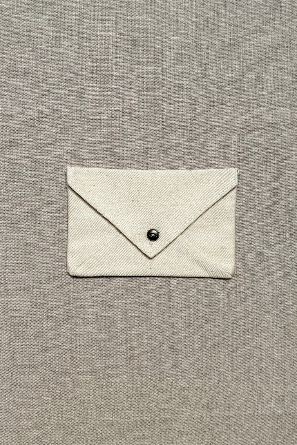 Off white Denim Envelope Clutch – The Summer House